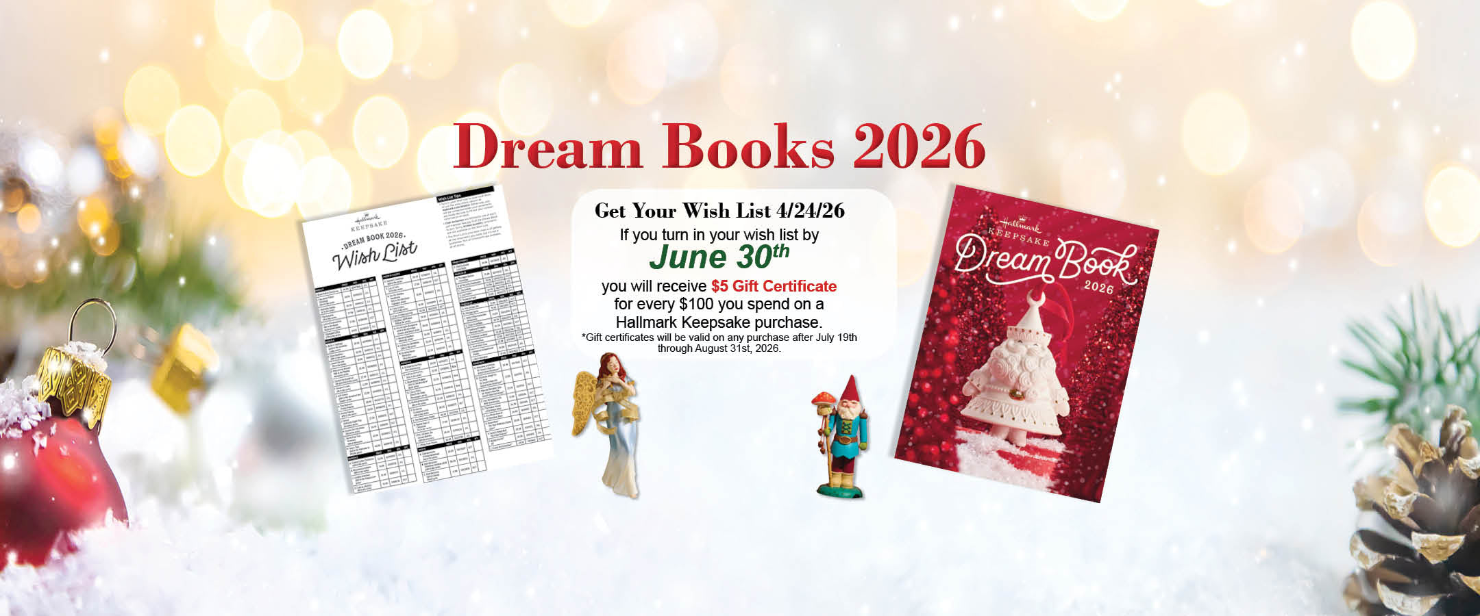 Hallmark Keepsake Dream Book - Annies Hallmark & Gretchens Hallmark