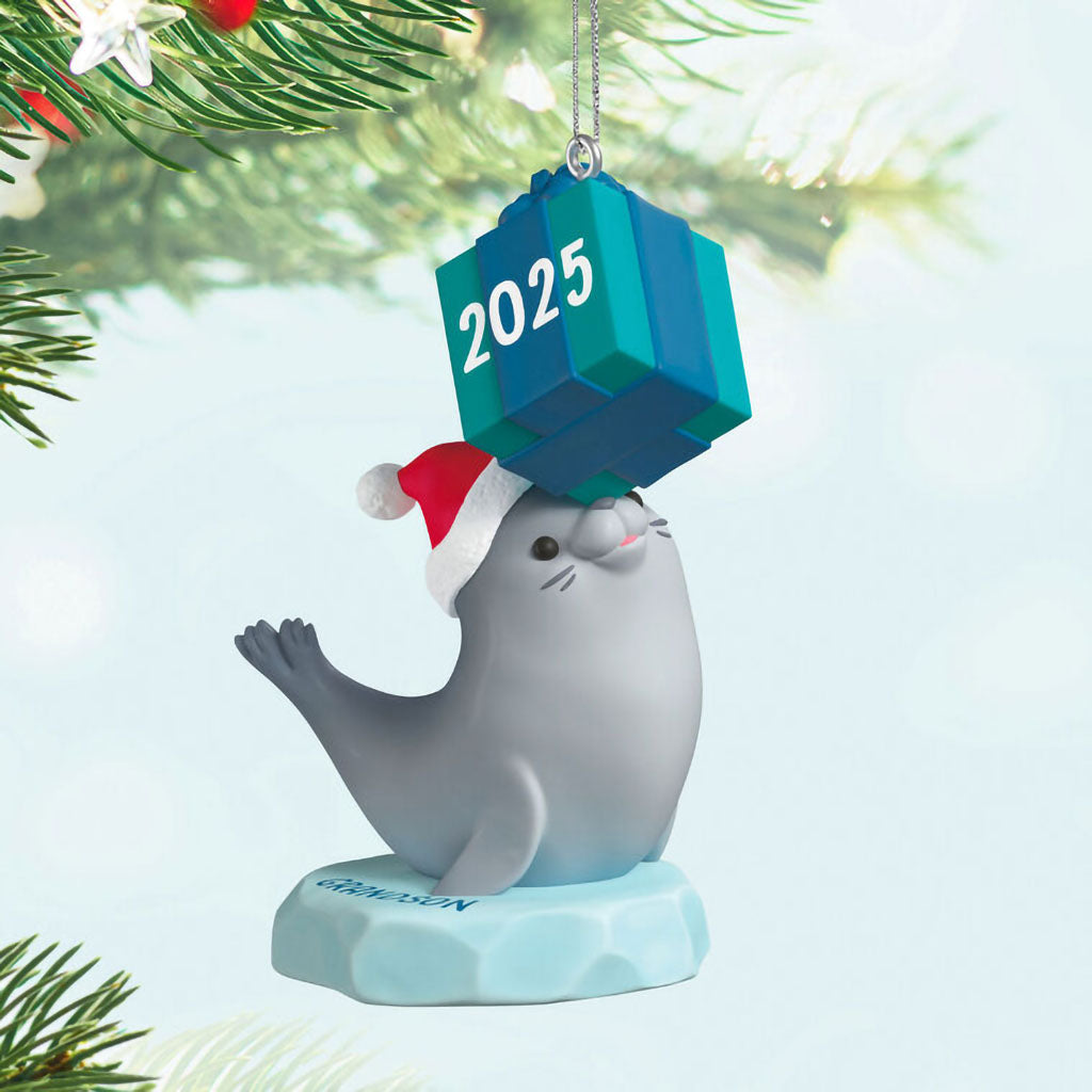 Hallmark : 2025 Keepsake Grandson Seal 2025 Ornament (154) - Annies ...