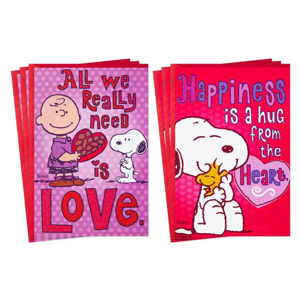 Hallmark : Peanuts® Happiness and Heart Valentine's Day Cards - Annies ...