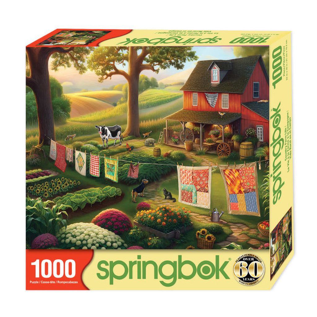 Springbok : Country Farm Life 1000 Piece Puzzle — Annies Hallmark and ...