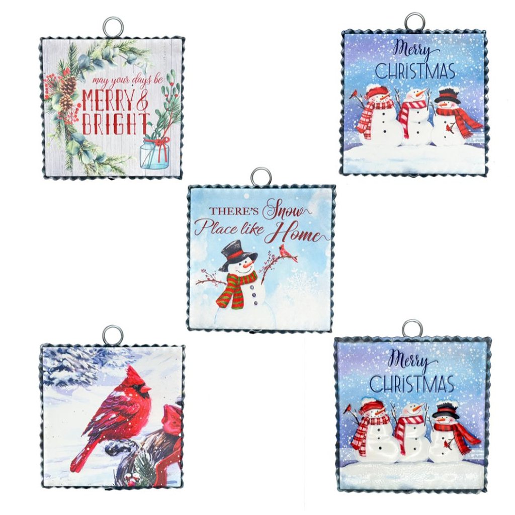 74738-C CHRISTMAS DO NOT TURN ON 6" Holiday Greetings Tin Wall Décor ...