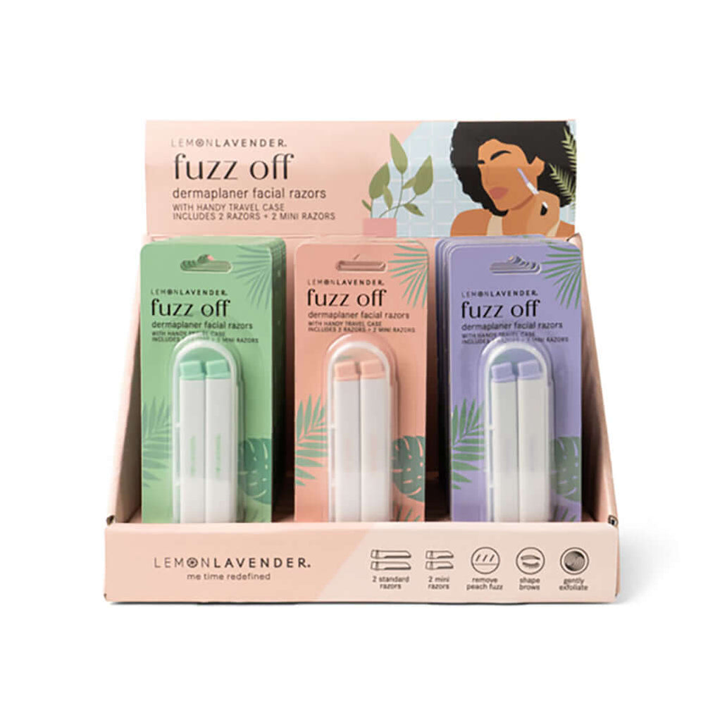 DM Merchandising : Lemon Lavender Fuzz Off Dermaplaner Facial Razor ...