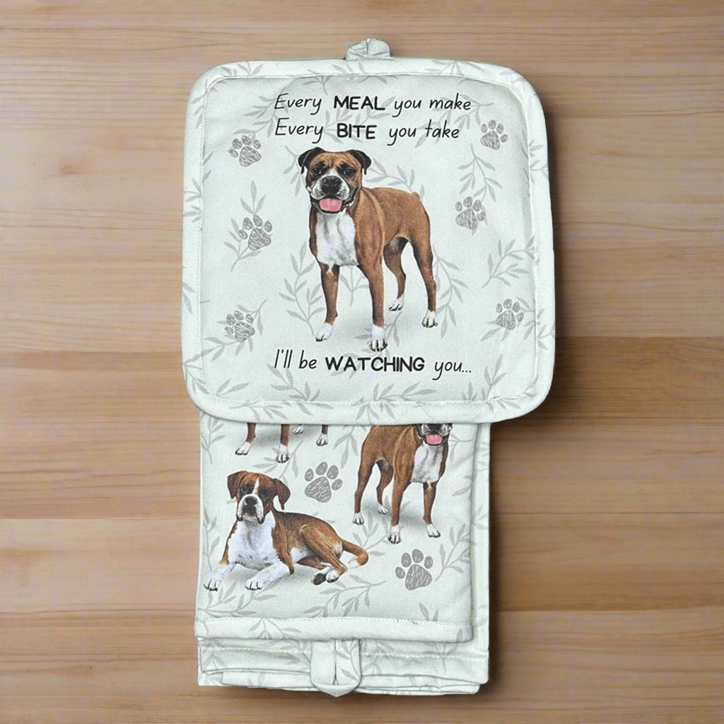 E & S Pets : Oven Mitt Set - Boxer - Annies Hallmark and Gretchens ...