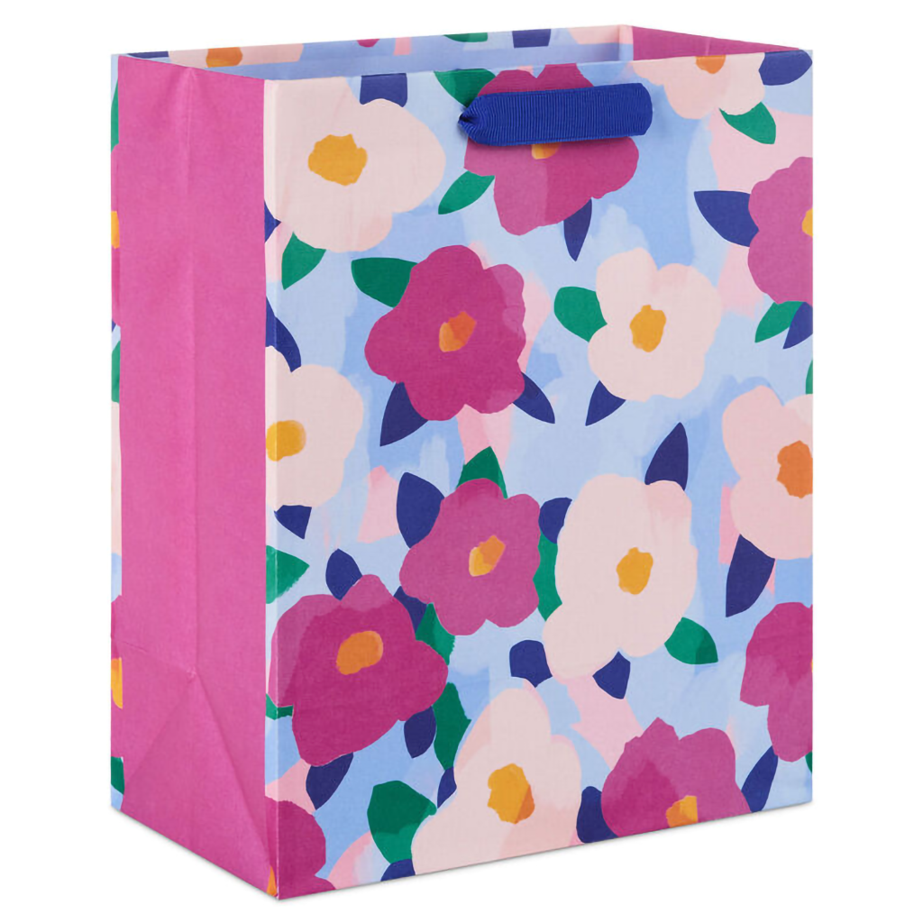 Hallmark : 9.6" Bold Floral Print Medium Gift Bag — Annies Hallmark and ...