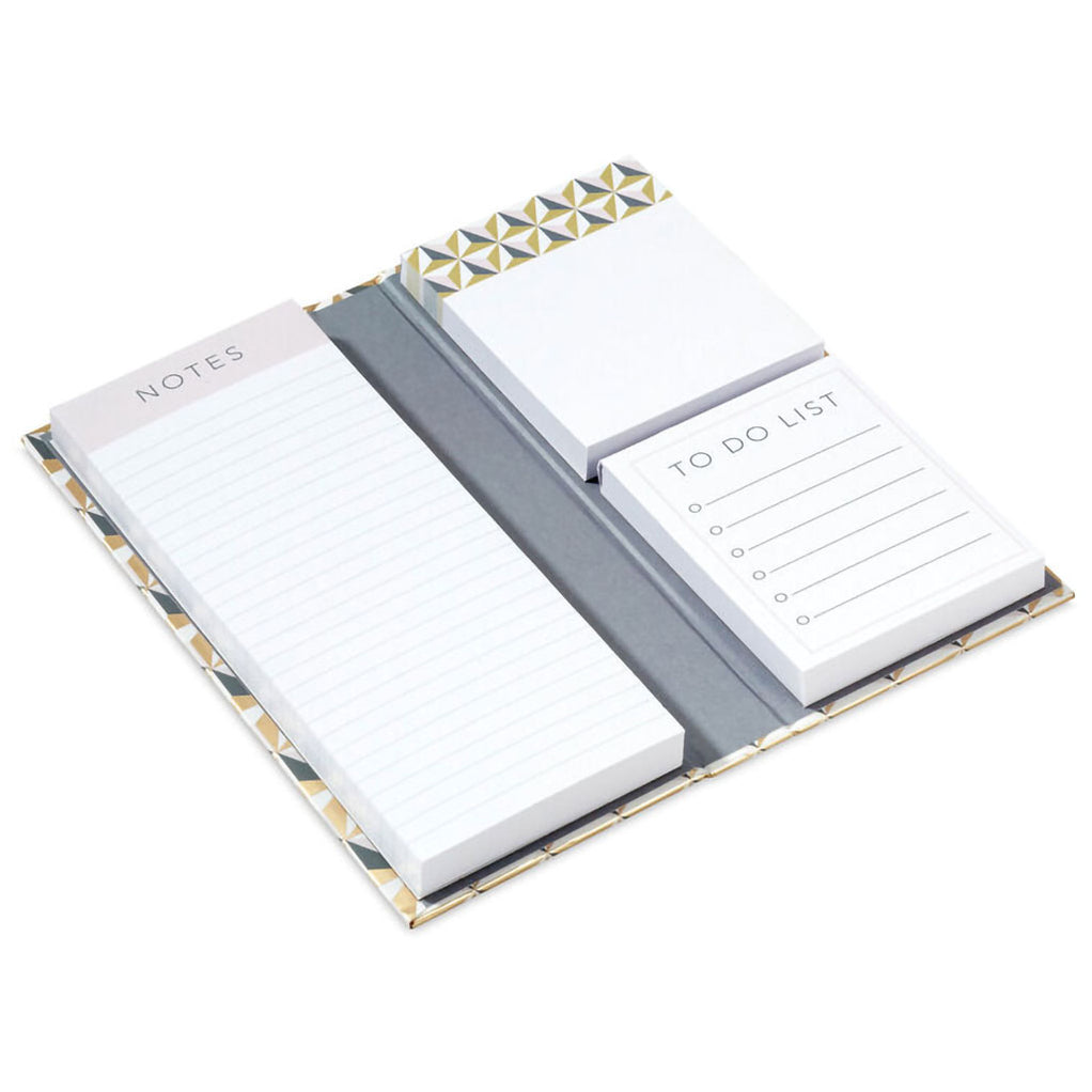 Blush, Pink and Gray Geometric Folio and Memo Pad Set — Annies Hallmark ...