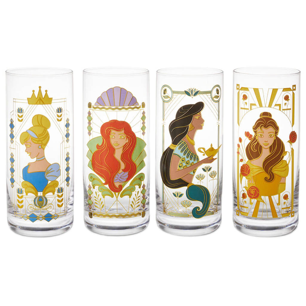 Hallmark : Disney Princess Drinking Glasses, Set of 4 — Annies Hallmark ...