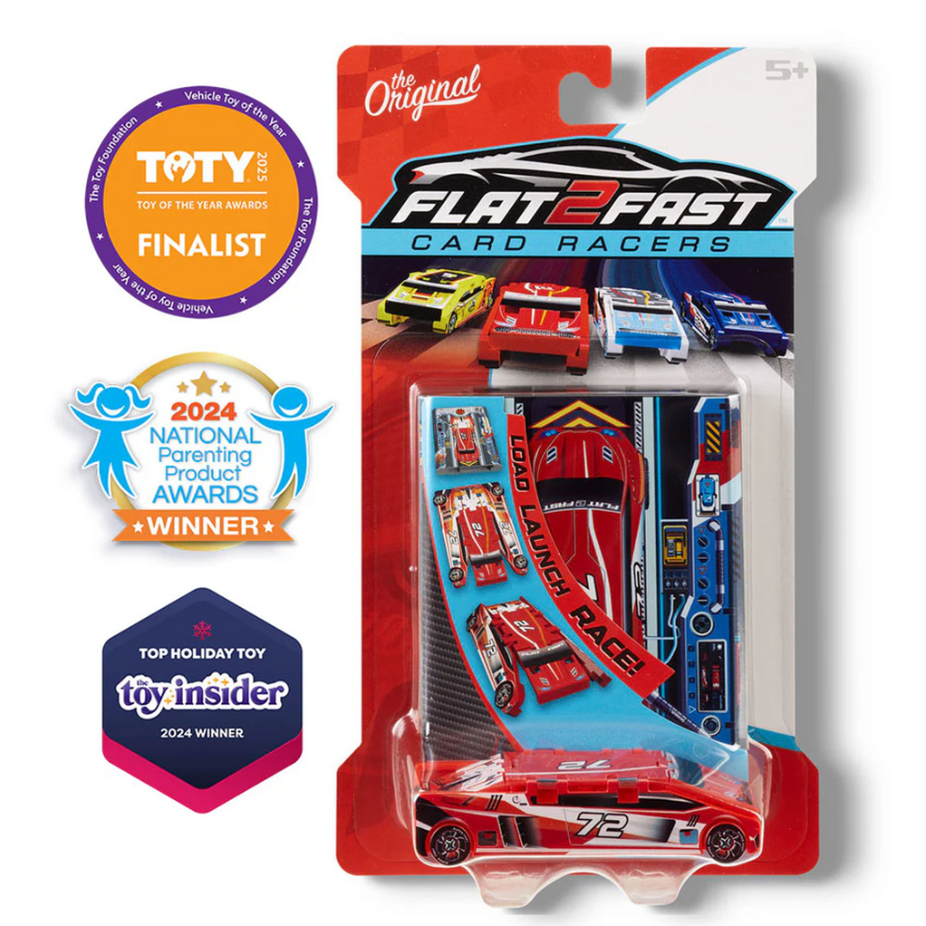 Luki Lab : Flat 2 Fast Card Racers - Red — Annies Hallmark and ...