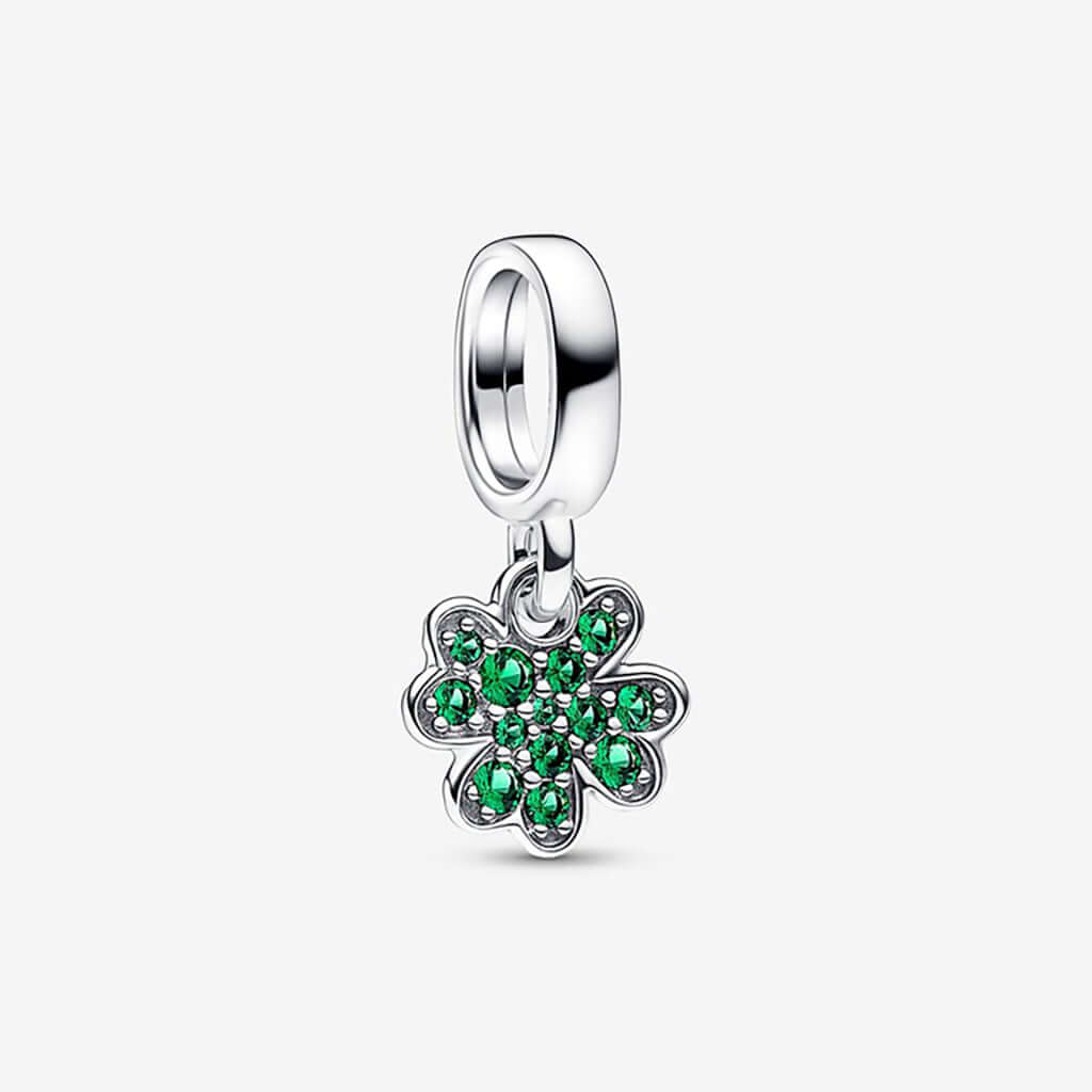 PANDORA : Four Leaf Clover Dangle Charm — Annies Hallmark and Gretchens ...