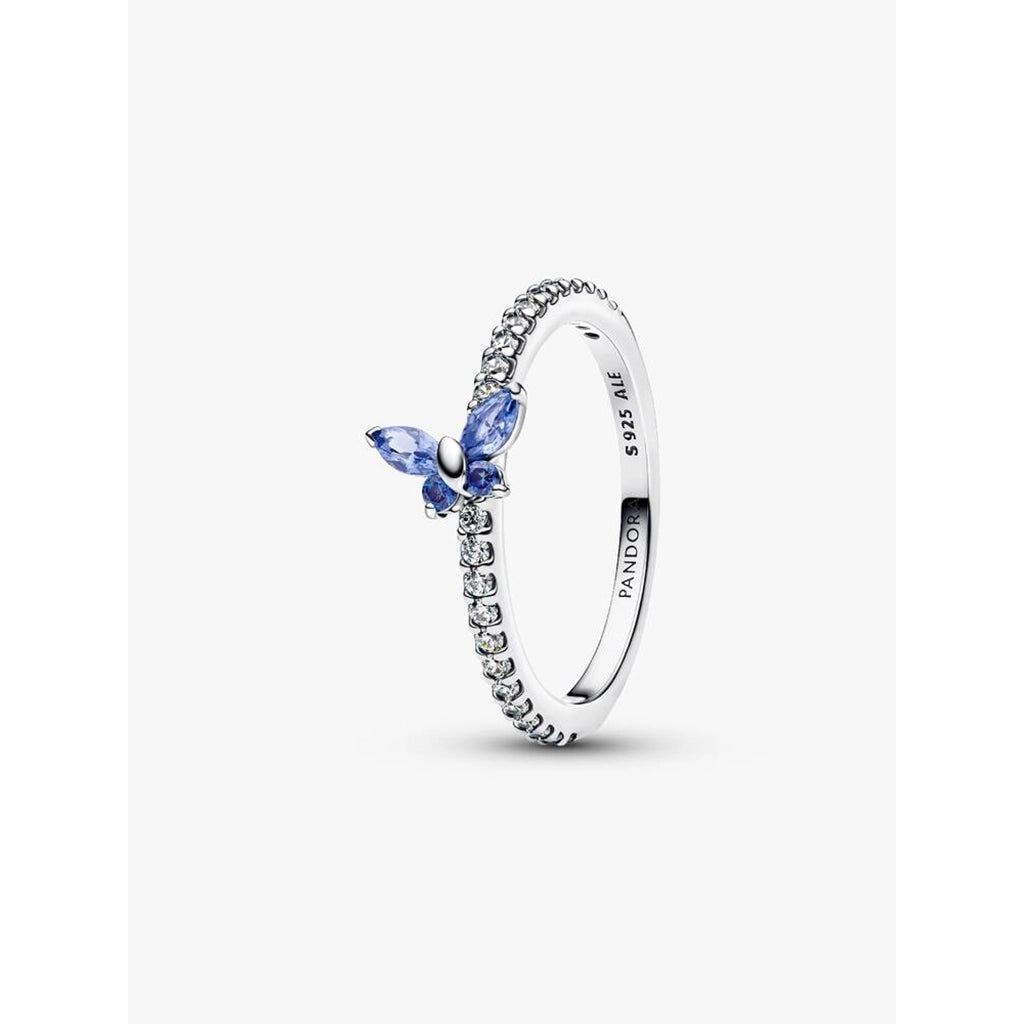 Pandora Sparkling Blue Butterfly Ring - Annies Hallmark and Gretchens ...