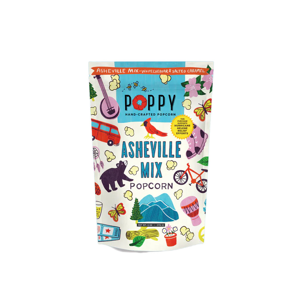 Poppy Handcrafted Popcorn : Asheville Mix Artist Bag 6oz Bag - Annies ...