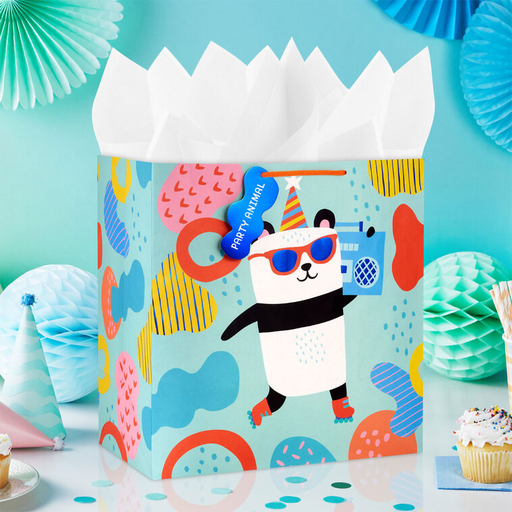 Hallmark : 15" Panda Party Animal Extra-Deep Gift Bag — Annies Hallmark ...