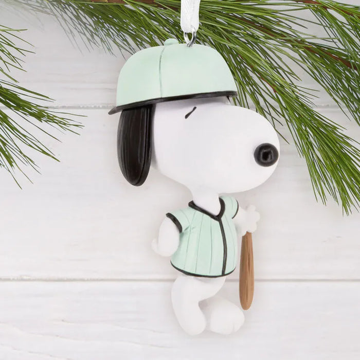 Hallmark : Peanuts® Snoopy Baseball Player Hallmark Ornament — Annies ...