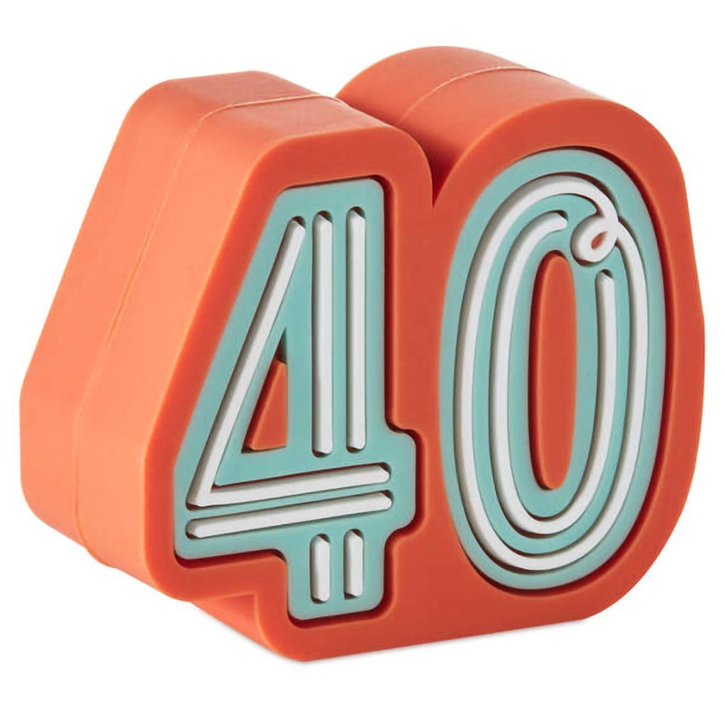 Hallmark : Charmers 40th Birthday Silicone Charm - Annies Hallmark ...