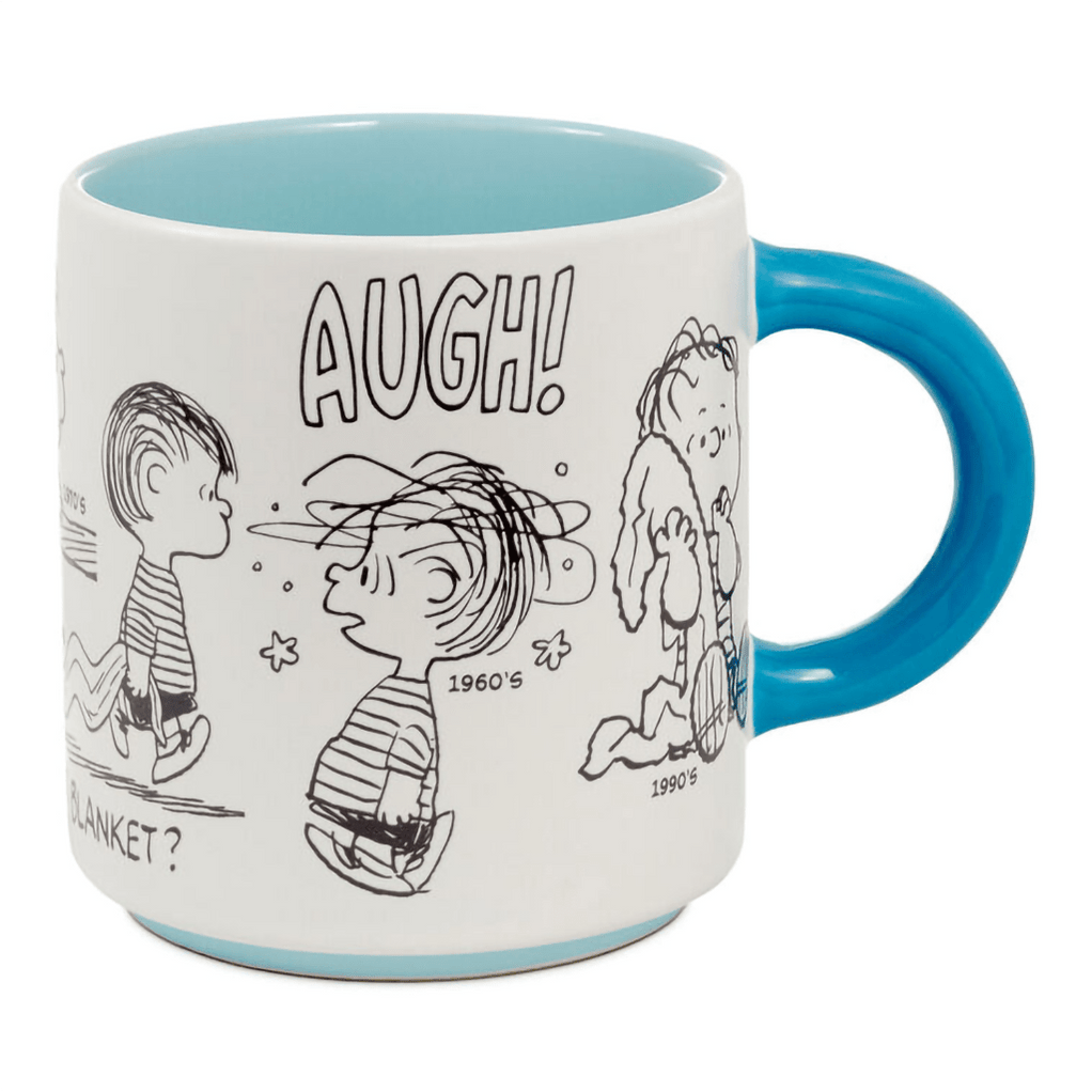 Hallmark : Peanuts® 75th Anniversary Linus Through the Decades Mug, 17 ...