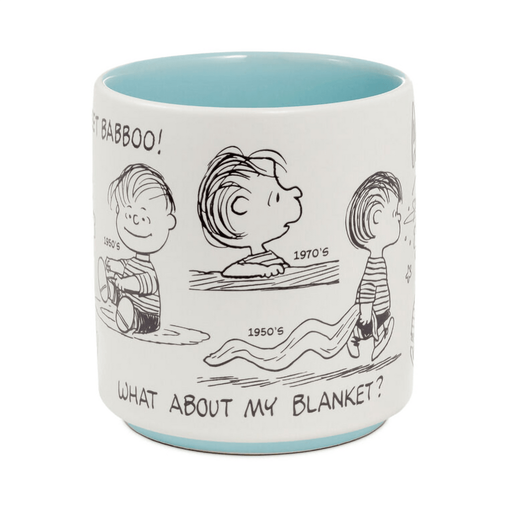Hallmark : Peanuts® 75th Anniversary Linus Through the Decades Mug, 17 ...