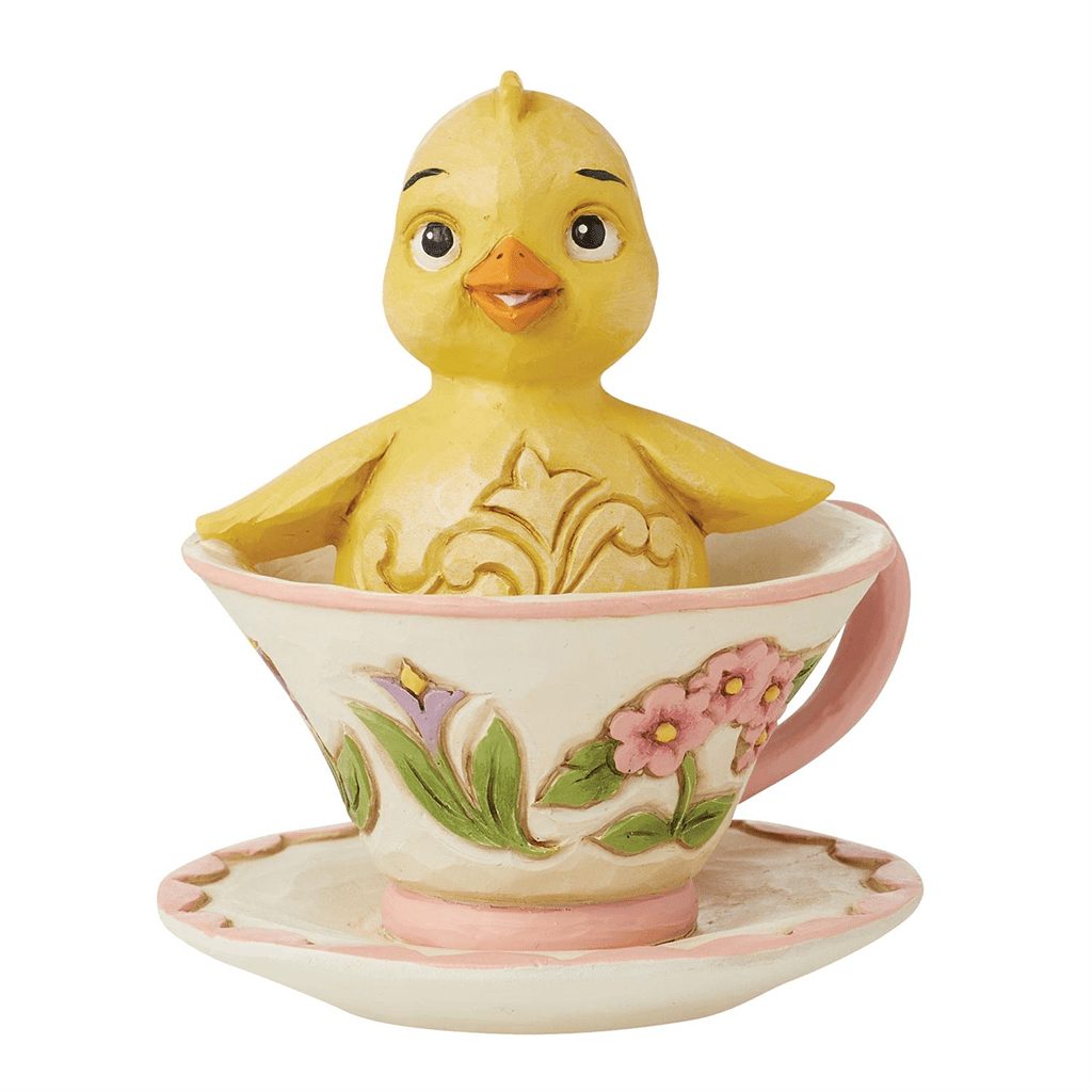 Jim Shore : Heartwood Creek - Chick in Teacup Mini Figurine — Annies ...