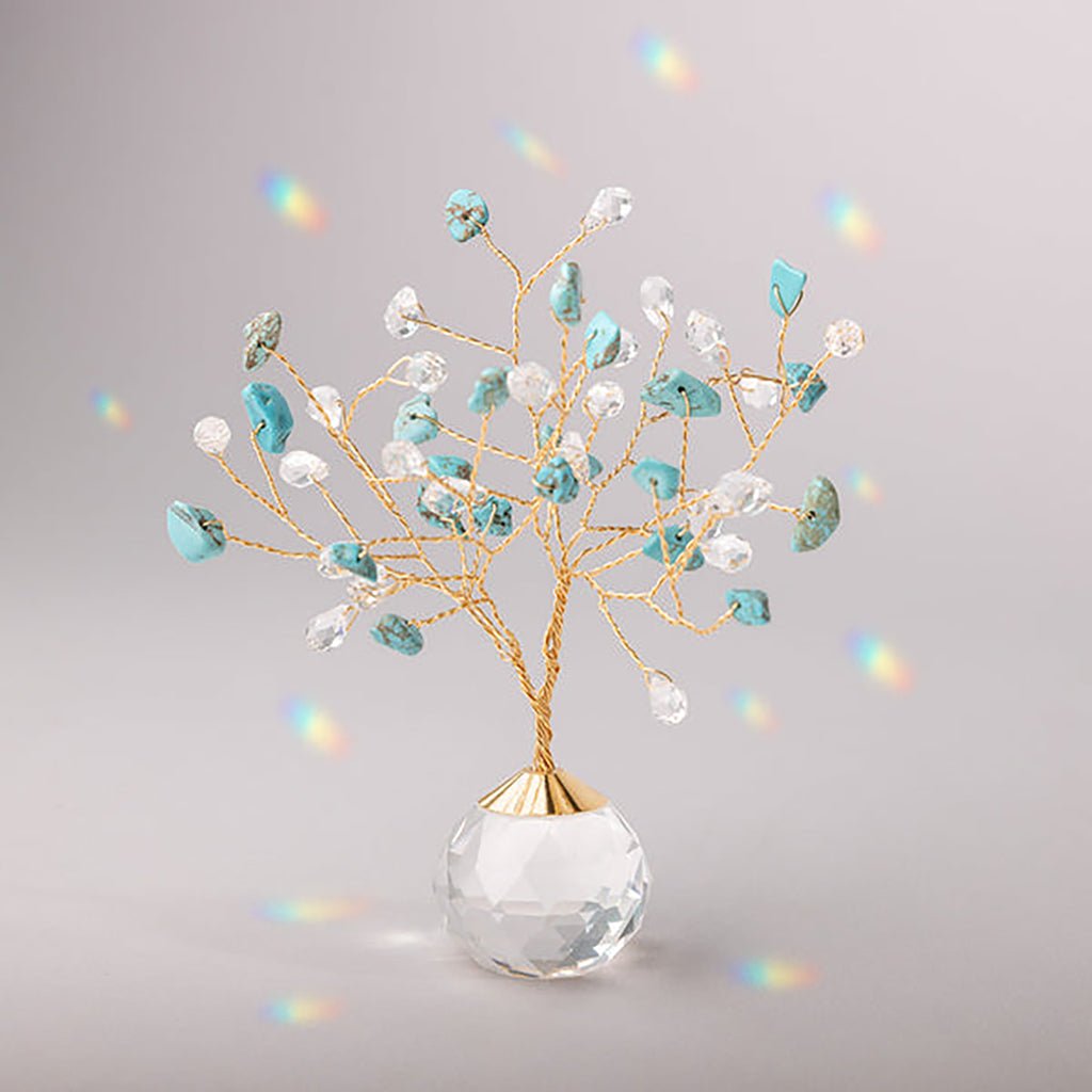 Suncatcher Turquoise Gold Tree of Life : Sparkling Gift - Annies ...