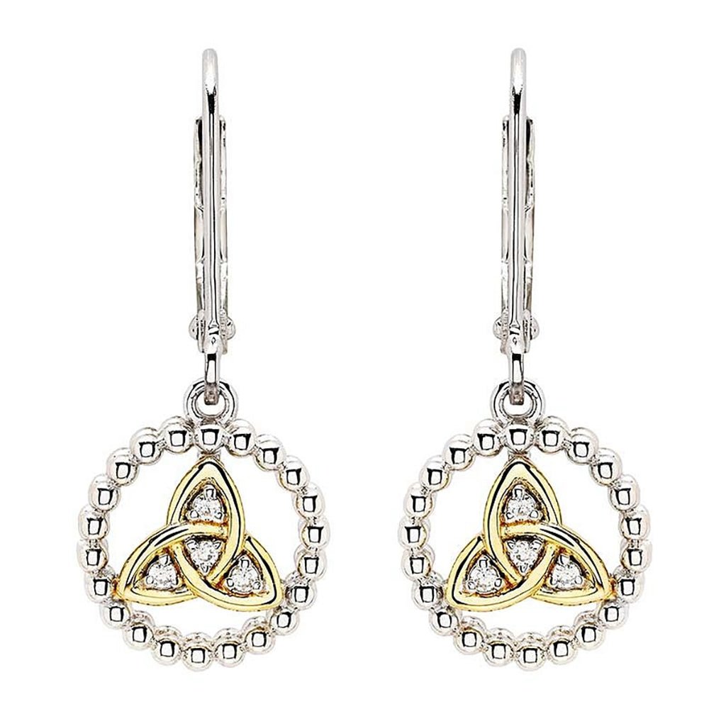 Shanore : Sterling Silver CZ Trinity Drop Earrings — Annies Hallmark ...