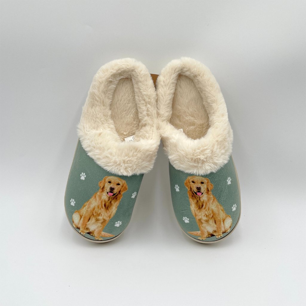 Snuggs : Golden Retreiver Slippers for Cozy Comfort - Annies Hallmark ...