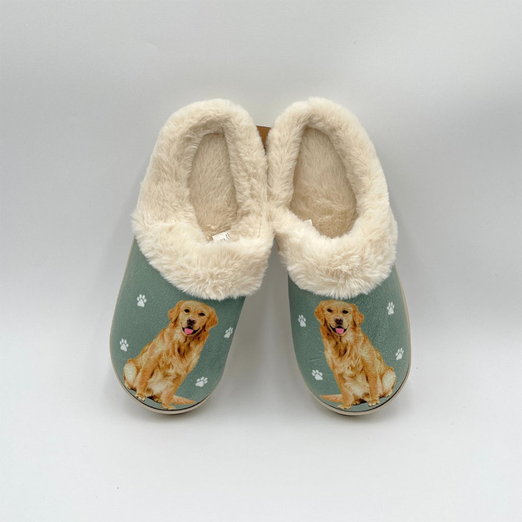 Snuggs : Golden Retreiver Slippers for Cozy Comfort - Annies Hallmark ...