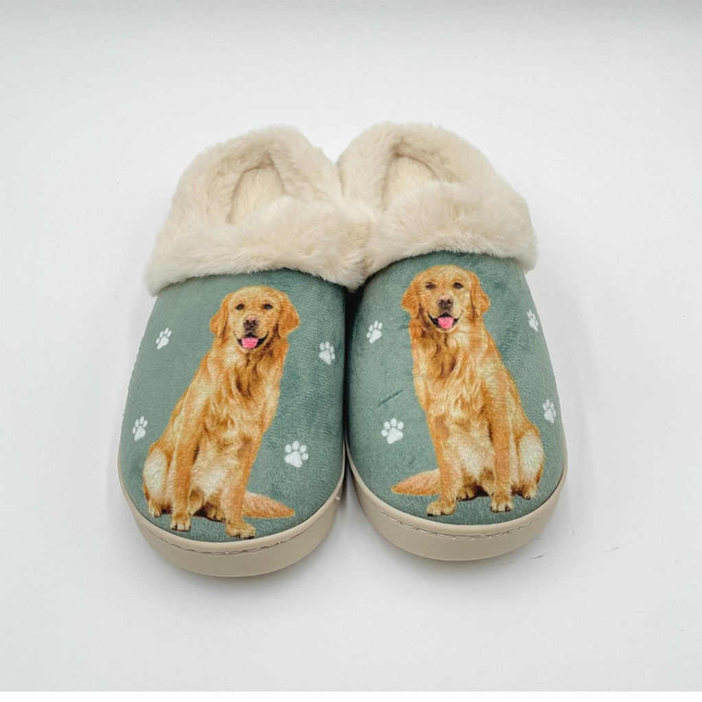 Snuggs : Golden Retreiver Slippers for Cozy Comfort - Annies Hallmark ...
