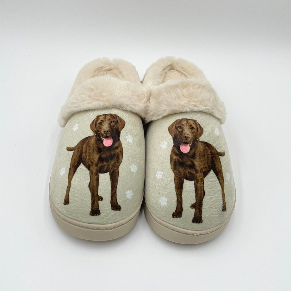 Snuggs: Labrador Chocolate - Slippers for Cozy Days — Annies Hallmark ...