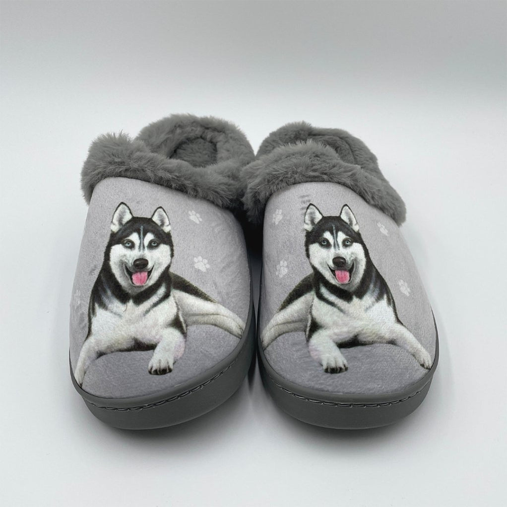 Snuggs : Siberian Husky Slippers for Cozy Comfort - Annies Hallmark and ...
