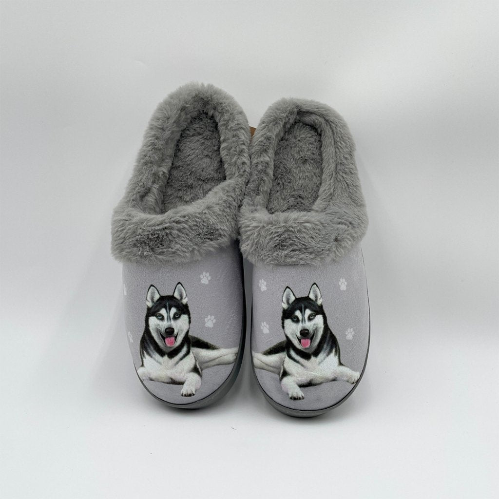 Snuggs : Siberian Husky Slippers for Cozy Comfort - Annies Hallmark and ...