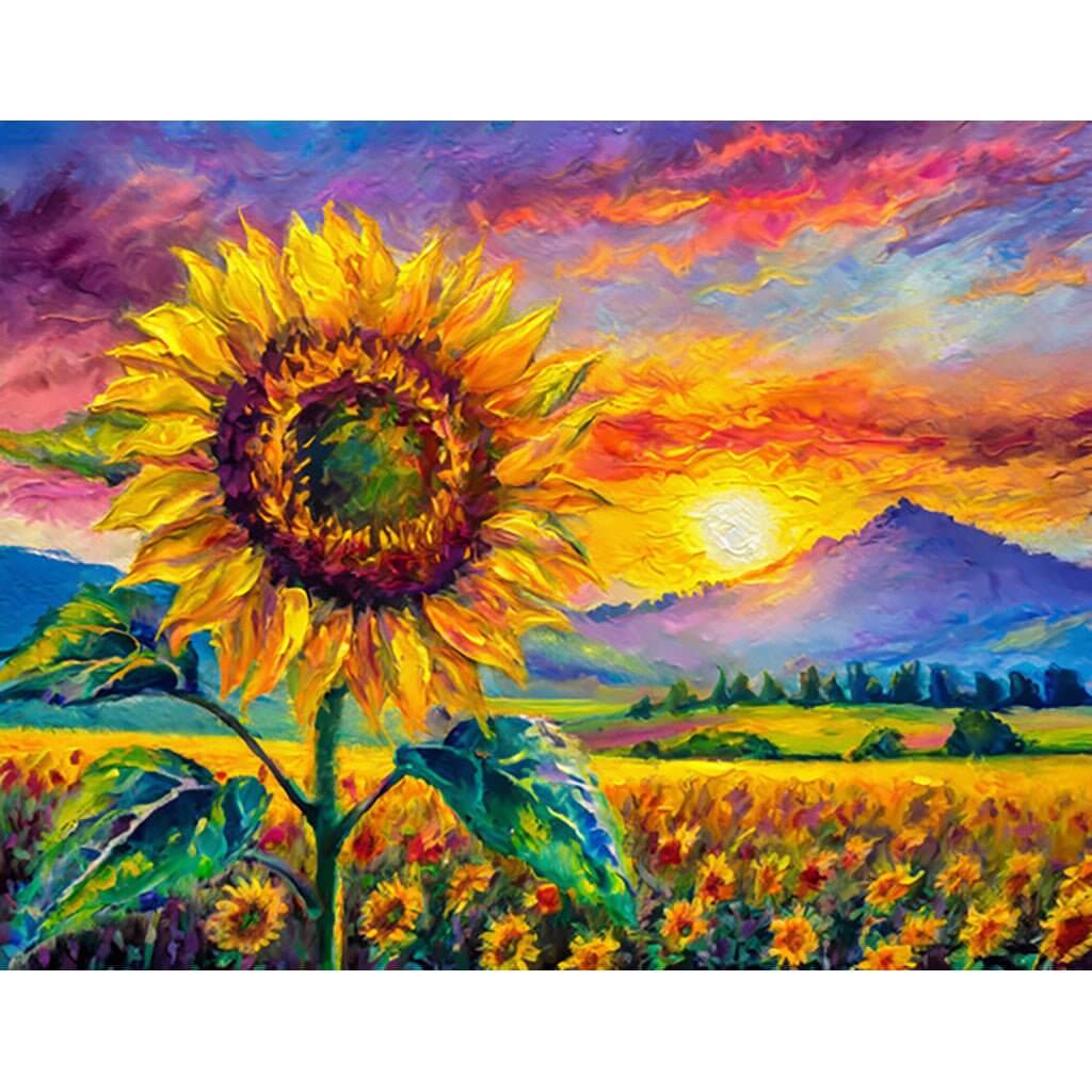 Springbok : Sunflower Sunset 1000 Piece Jigsaw Puzzle - Annies Hallmark ...