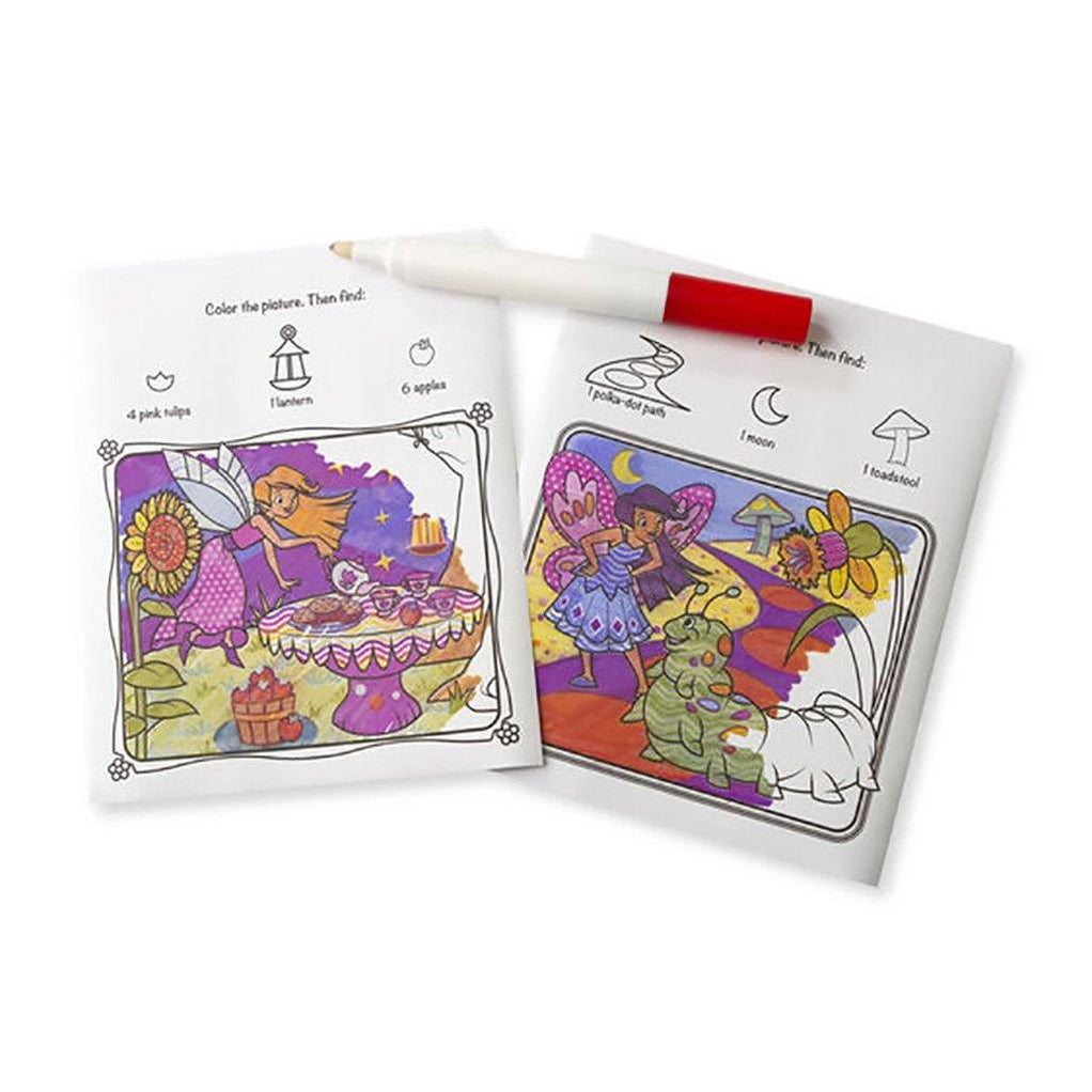 Melissa & Doug : On the Go ColorBlast No-Mess Coloring Pad - Fairies ...