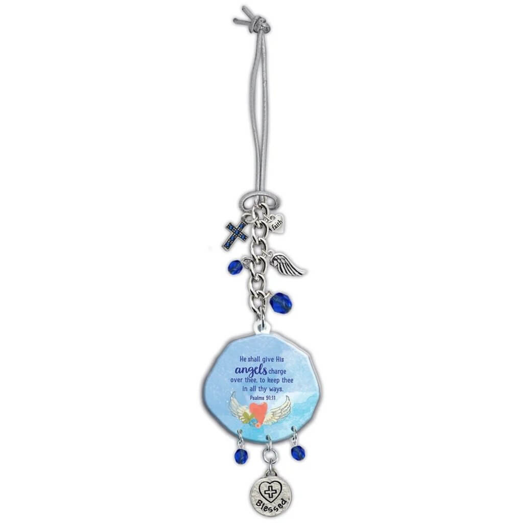 Cathedral Art : Car Charm - Give His Angels with Charms - Annies ...