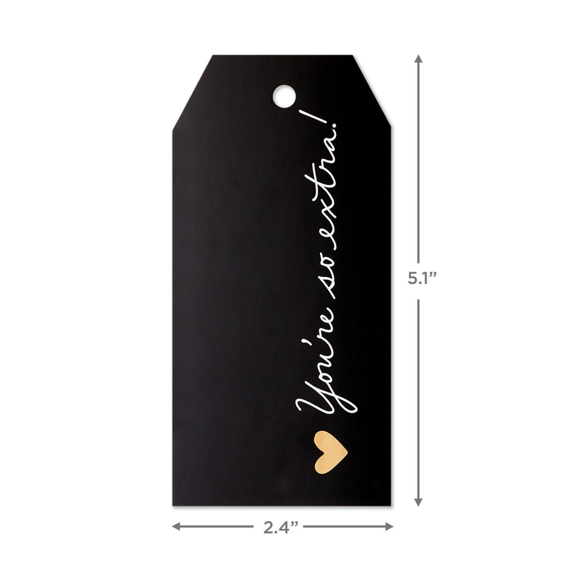 Hallmark : Assorted Black, White and Gold 12-Pack Gift Tags — Annies ...