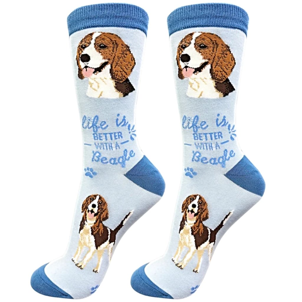 Life Is Better : Crew Socks - Beagle — Annies Hallmark and Gretchens ...