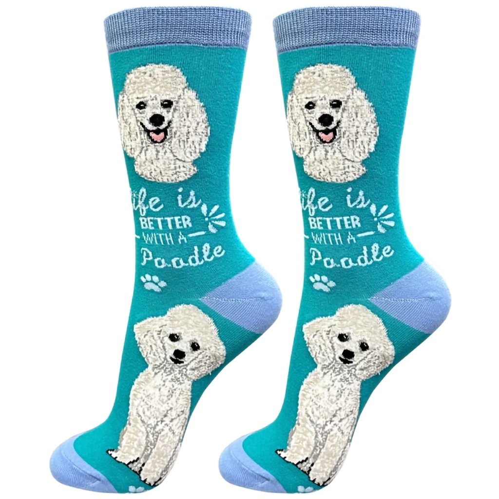 Life Is Better : Crew Socks - Poodle - Annies Hallmark and Gretchens ...