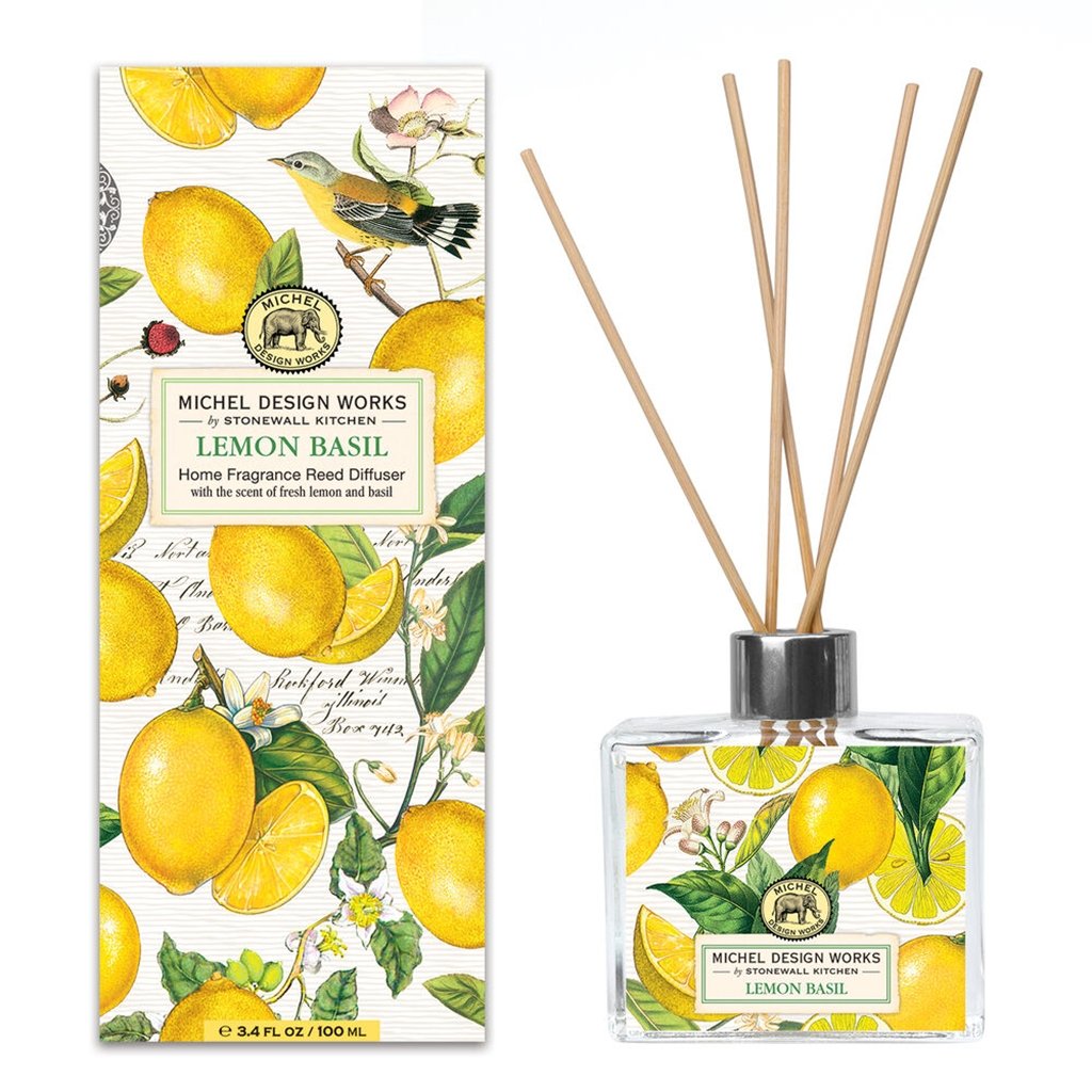Michel Design Works : Lemon Basil Home Fragrance Reed Diffuser — Annies ...