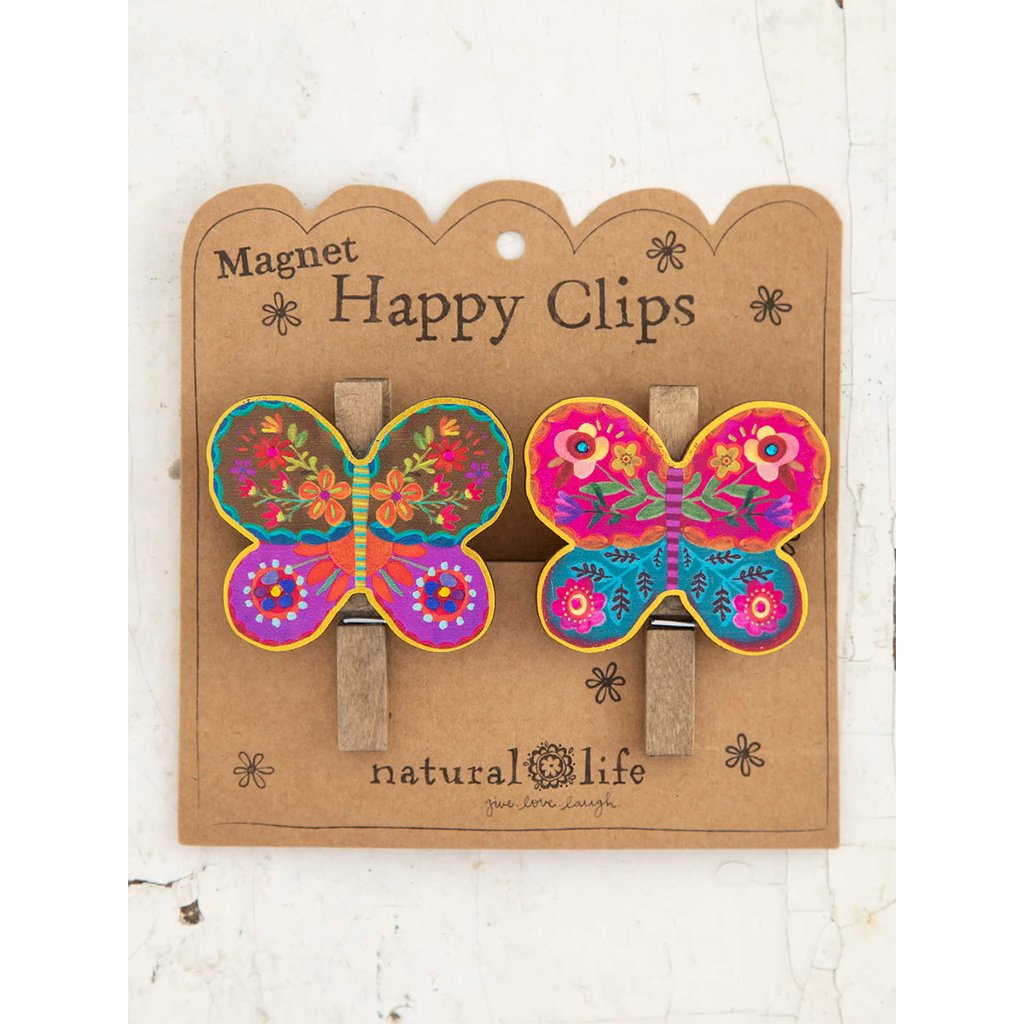 Natural Life : Magnet Bag Clips, Set of 2 - Butterfly - Annies Hallmark ...