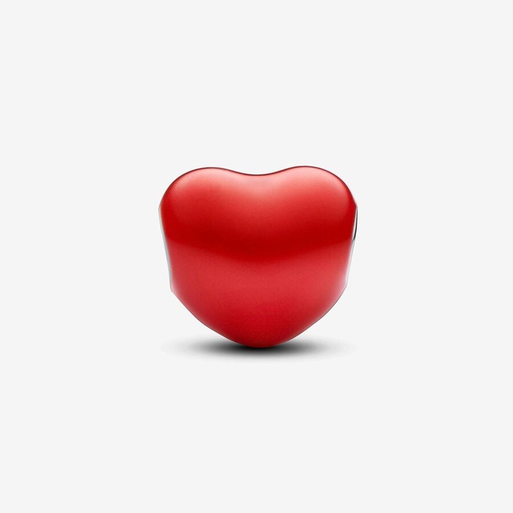 PANDORA : Colour-changing Hidden Message Heart Charm in Sterling Silve ...
