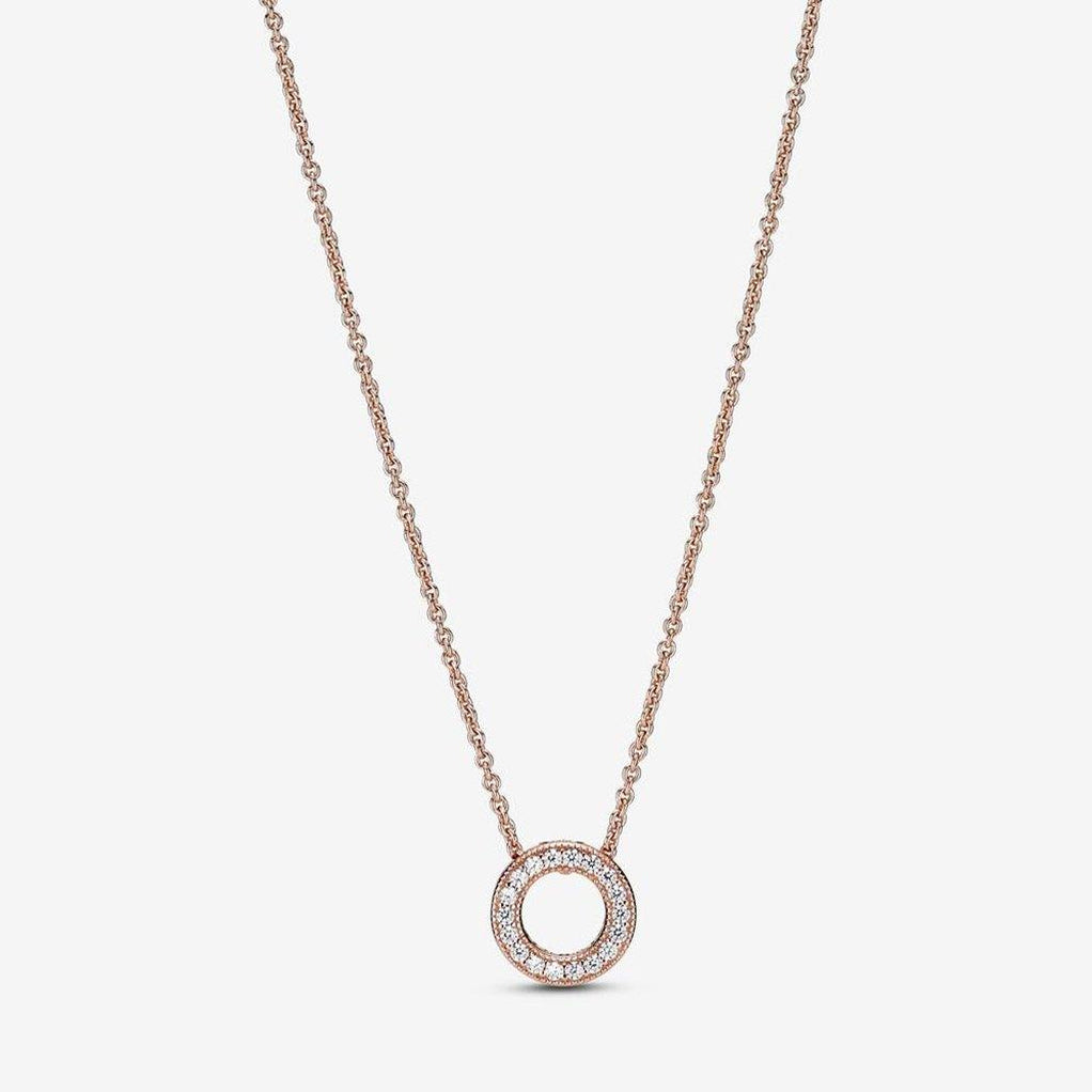 PANDORA : Pandora Logo Pavé Circle Collier Necklace — Annies Hallmark ...