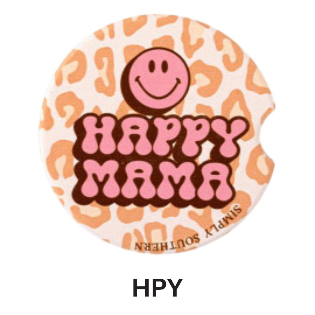 Simply Southern : Car Coaster - Happy - Annies Hallmark and Gretchens ...