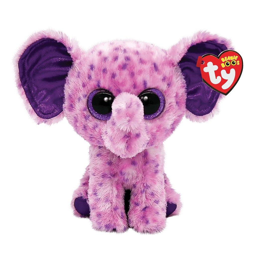 Ty : Beanie Boos - Eva the Pink Speckled Elephant — Annies Hallmark and ...