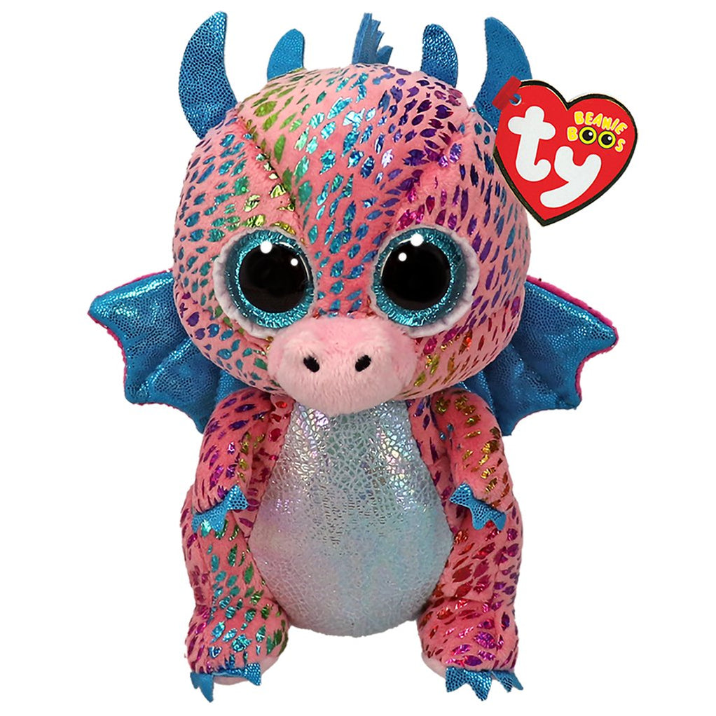 Ty : Beanie Boos - Flint The Multicolored Dragon — Annies Hallmark and ...